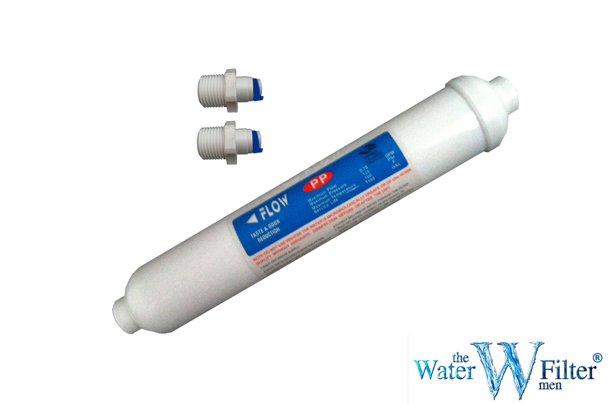 Inline PP Sediment Water Filter Cartridge for 1/4" Water pipe fits all ...